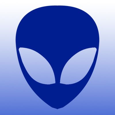 The Grey Alien Solid Iron on Transfer