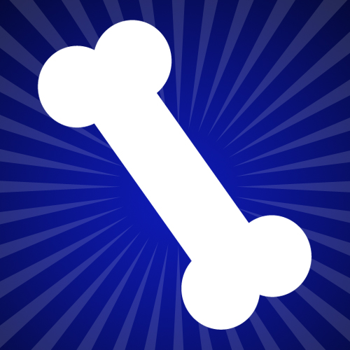 Single Bone Solid Iron on Transfer